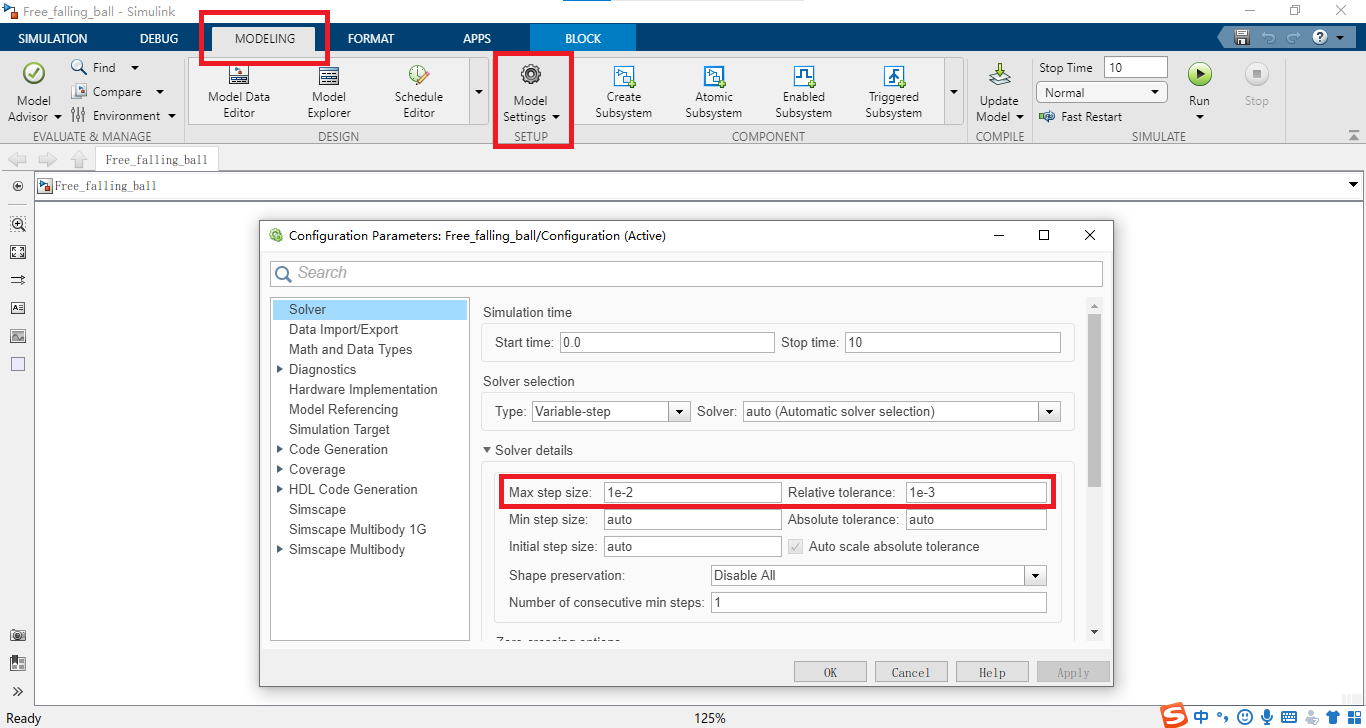 Simscape基础教程之实例（一）——使用Simscape三维物理仿真自由落体小球碰撞平面_matlab构造一个三维碰撞-CSDN博客
