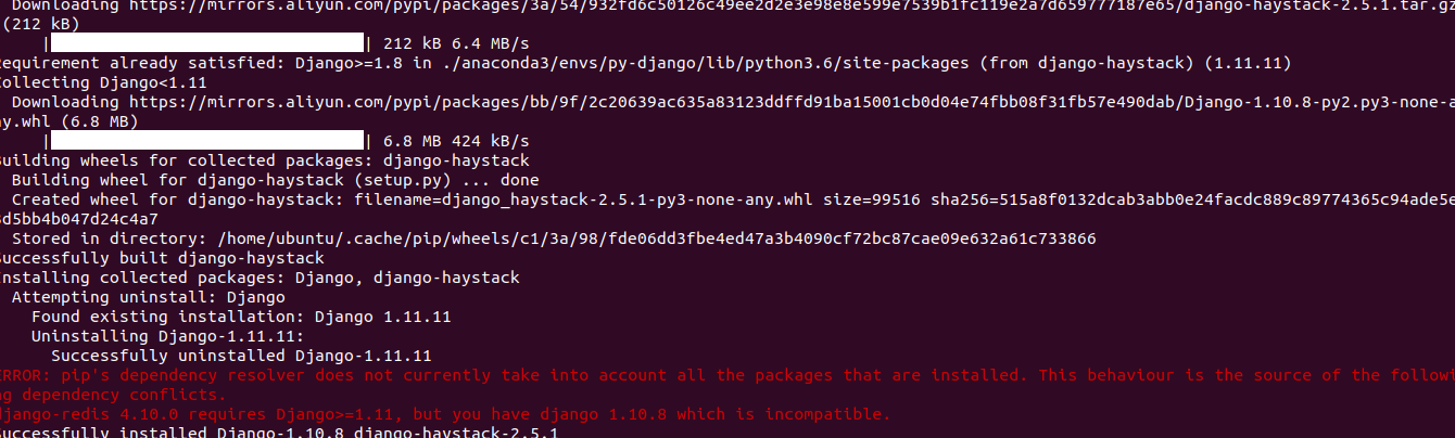 安装django-haystack遇到的问题_ubuntu安装不了django-haystack-CSDN博客