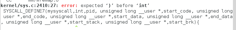 Linux 编译内核报错：error: expected ‘)’ before ‘int’_[error] expected ')' before 'steven-CSDN博客
