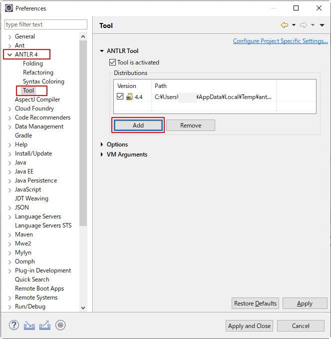 解决运行时错误：ANTLR Tool version 4.4 does not match the current runtime version 4.9.2_antlr tool ...