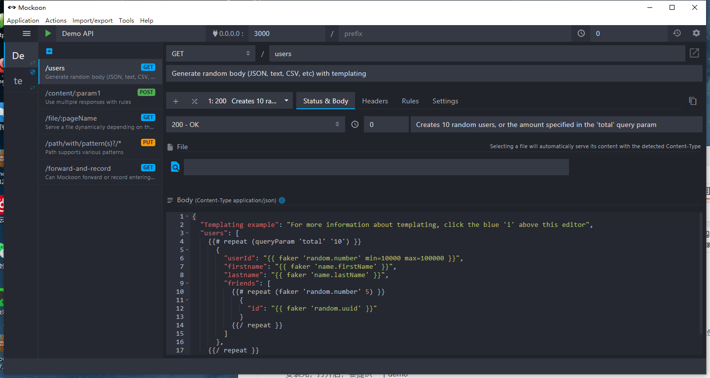 Mockoon 浅尝试_mockoon的使用-CSDN博客