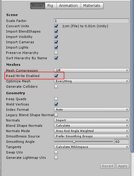 Unity 批量修改fbx模型Read/Write Enabled勾选状态_unity readwriteenable-CSDN博客