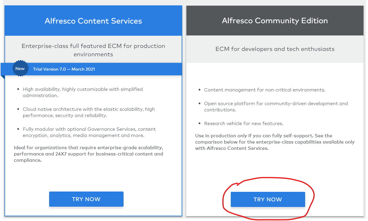 Alfresco Community 7 安装（1）准备_alfresco最新版下载-CSDN博客
