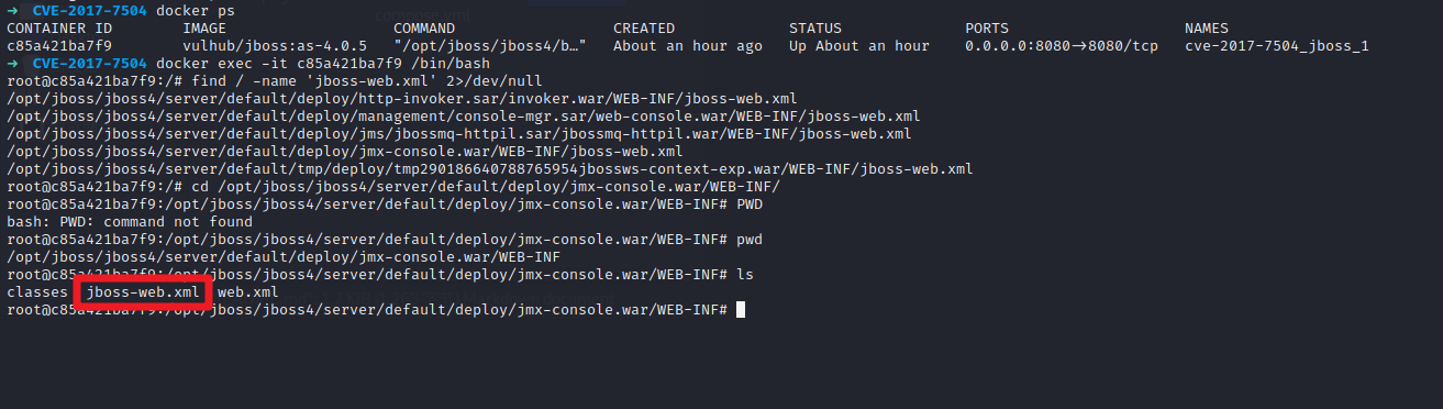 【vulhub】Jboss4.x_后台上传war包getshell_jboss控制台默认口令-CSDN博客