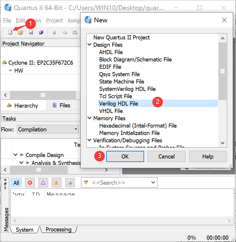 Quartus II 模块化设计之两位七段码显示（verilog详细步骤）_quartus模块化-CSDN博客