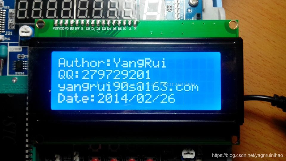 单片机控制LCD2004液晶屏之模块化编程_lcd2004显示地址-CSDN博客