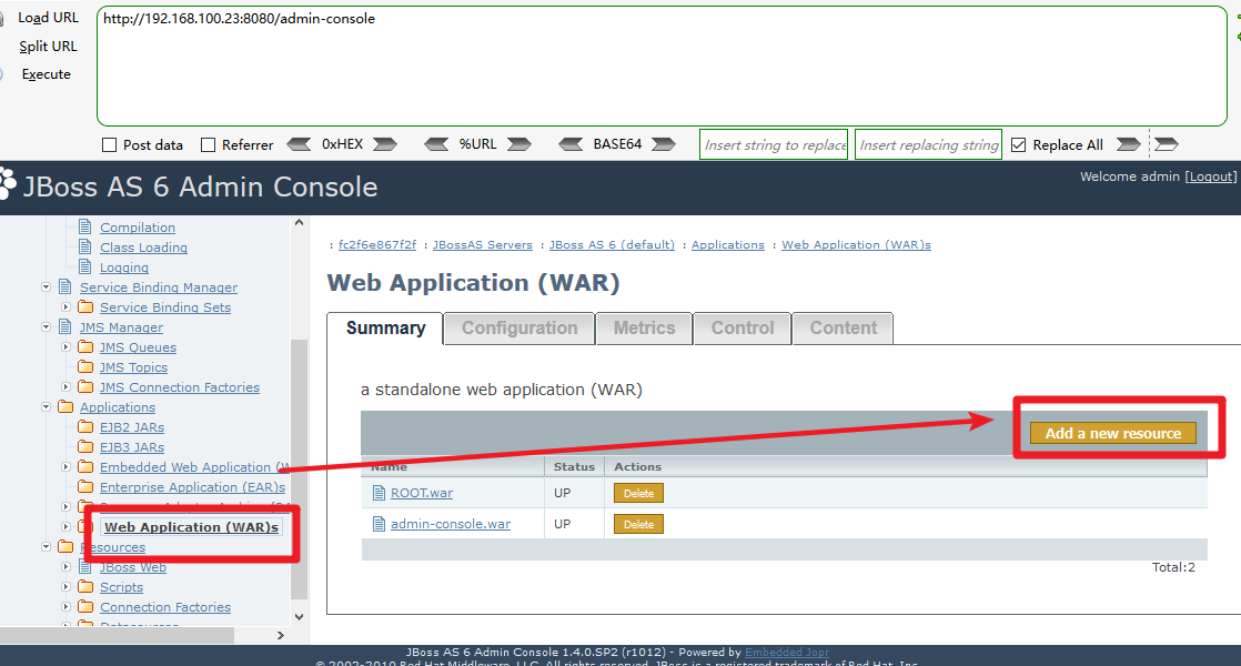 【vulhub】Jboss5.x/6.x-后台上传war包getshell_jboss的文件上传-CSDN博客