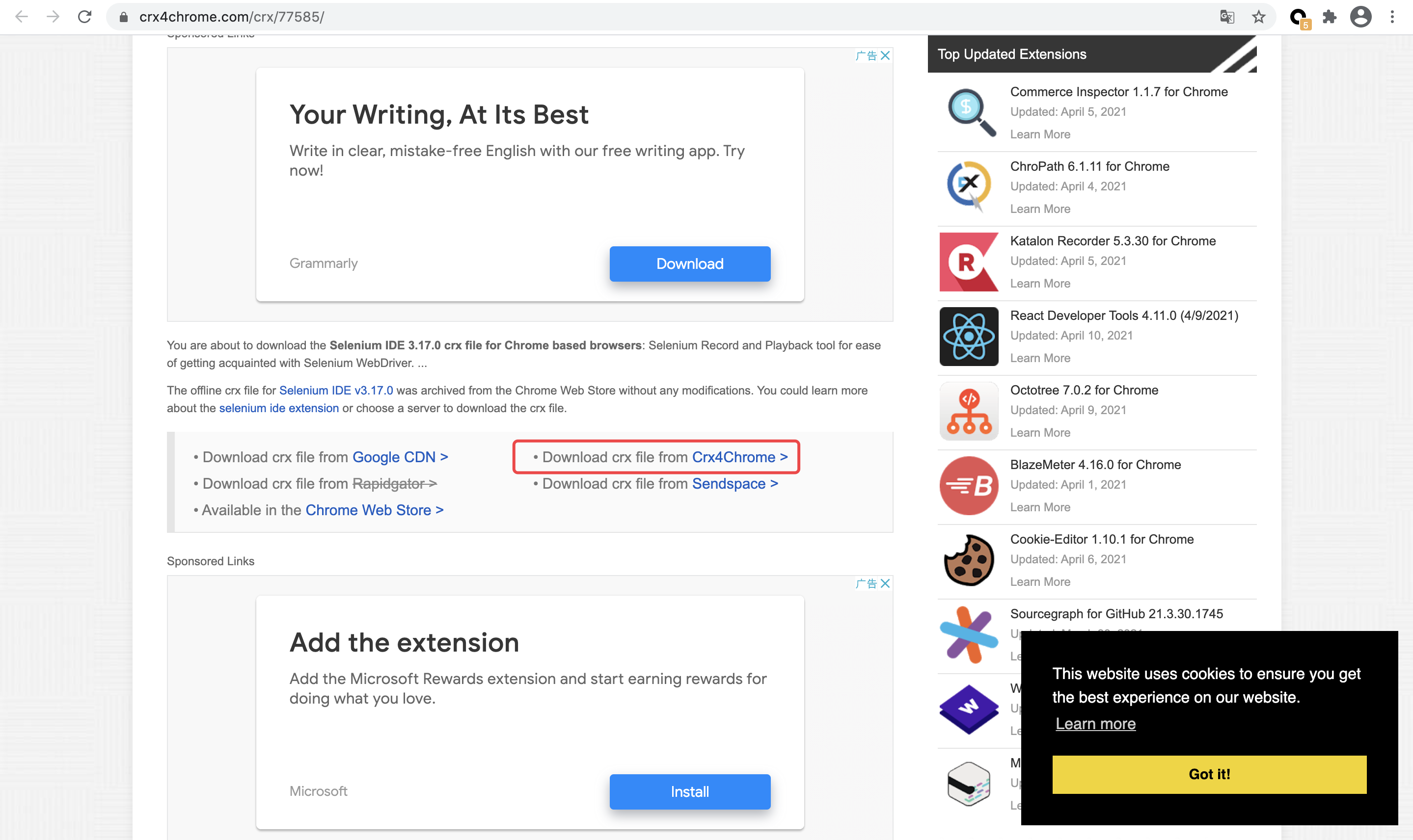【Selenium IDE】下载安装Chrome和Firefox插件IDE_selenium ide下载谷歌-CSDN博客