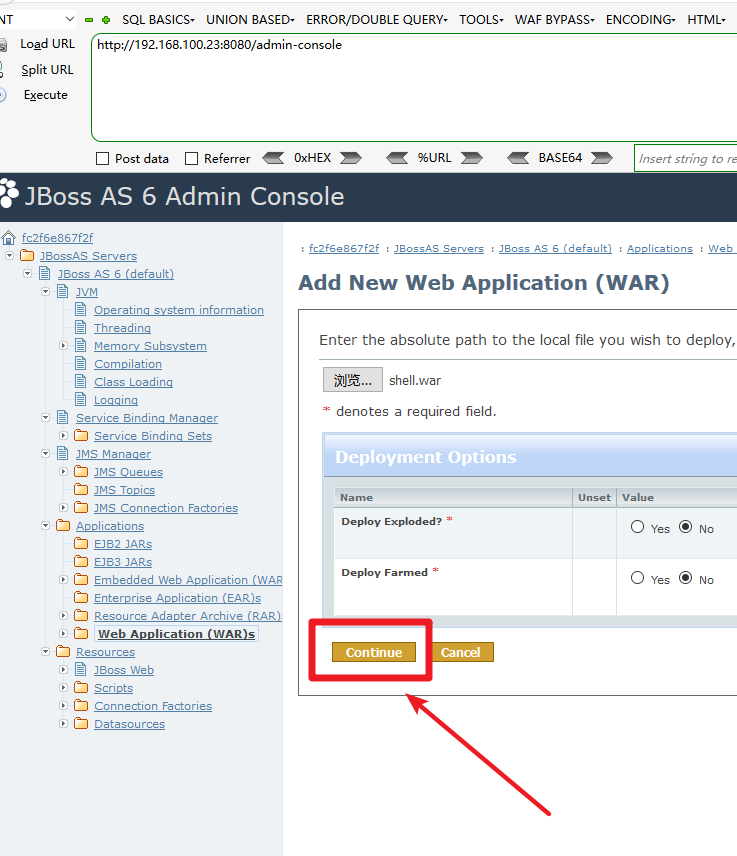 【vulhub】Jboss5.x/6.x-后台上传war包getshell_jboss的文件上传-CSDN博客