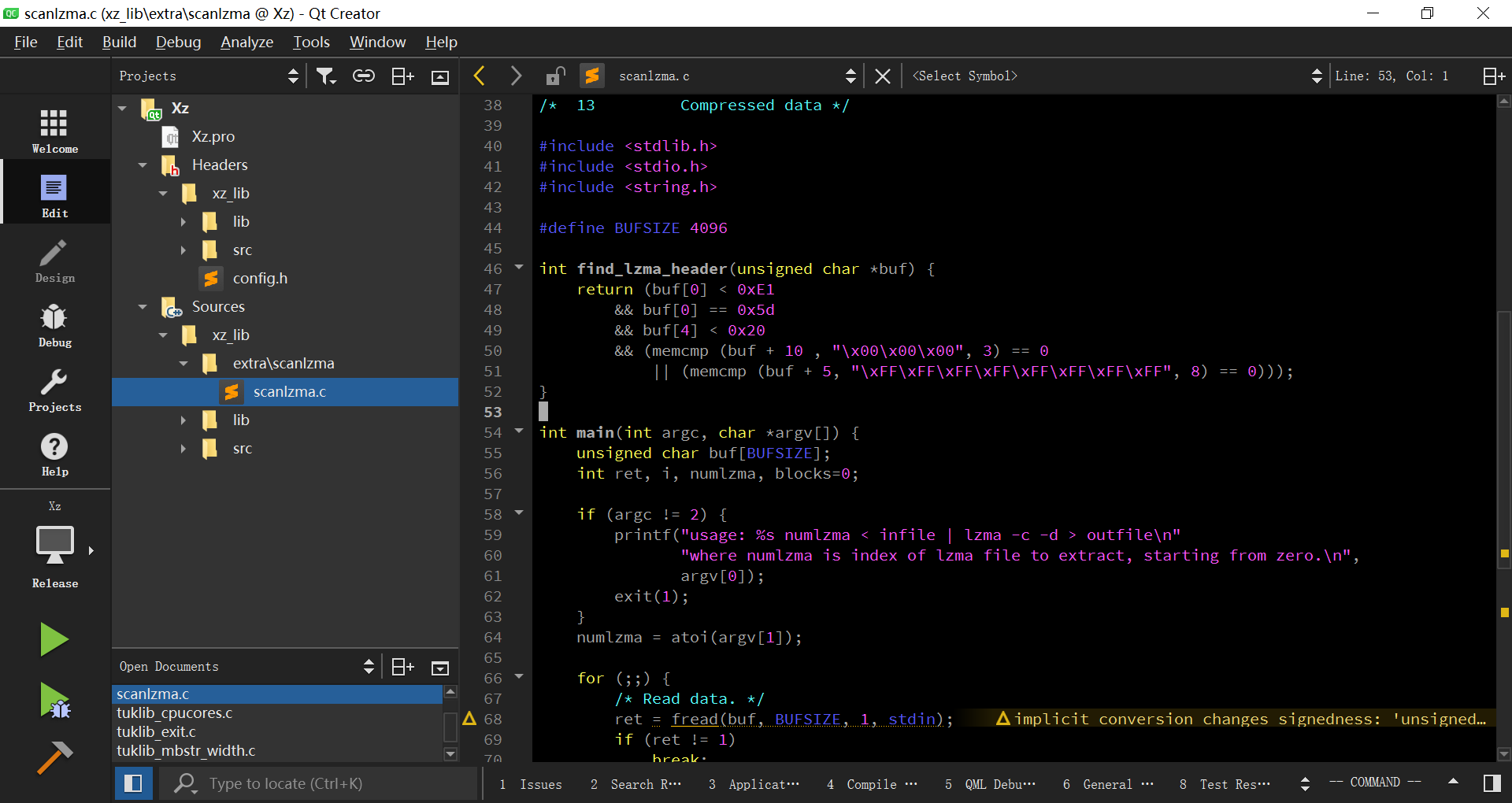 QT编译liblzma_lzma 例子-CSDN博客