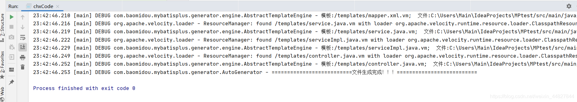 Mybatisplus代码生成器出现exception In Thread “main“ Java Lang Noclassdeffounderror Org Apache Velocity