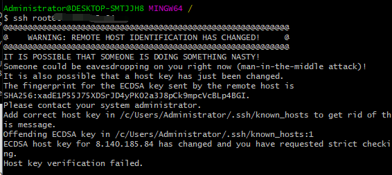SSH 登录失败：Host key verification failed 的处理方法_ssh host key verification failed.-CSDN博客