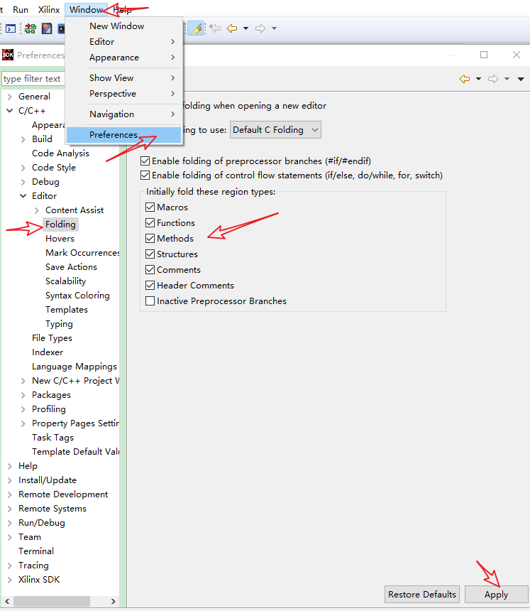 Xilinx SDK eclipse 折叠代码_xilinx sdk如何折叠函数-CSDN博客