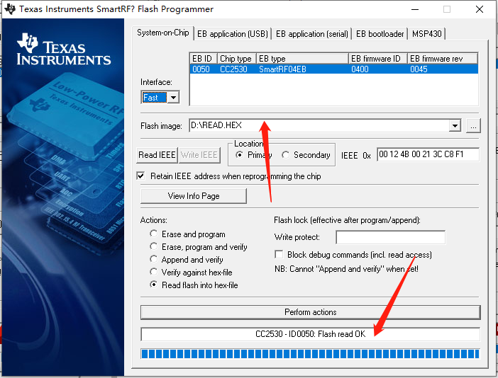 【zigbee学习之路】使用smartRF flash program读取hex文件报错_smartrf flash programmer读取hex-CSDN博客