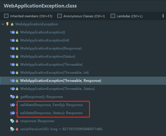 java.lang.NoSuchMethodError: javax.ws.rs.ClientErrorException.validate_java.lang ...
