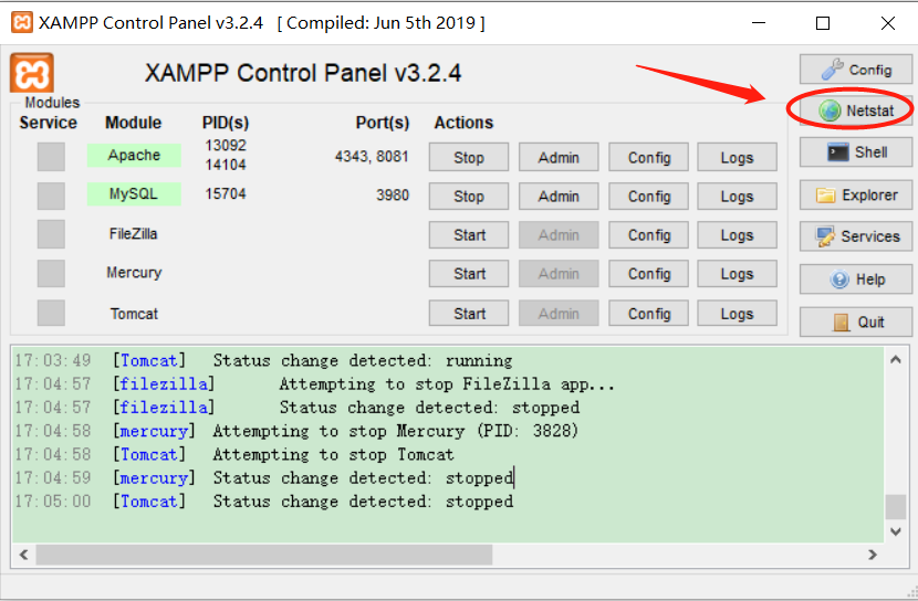 【问题解决方法】安装完xampp后，无法启动apachethis May Be Due To A Blocked Port Apache This May Be Due To A