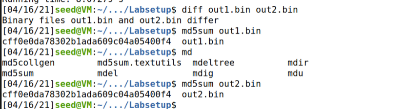 SEEDLAB2.0-MD5 Collision Attack Lab-CSDN博客