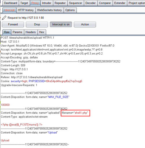 DVWA靶场--文件上传漏洞（low、medium、high等级）_文件上传漏洞 低、中、高-CSDN博客
