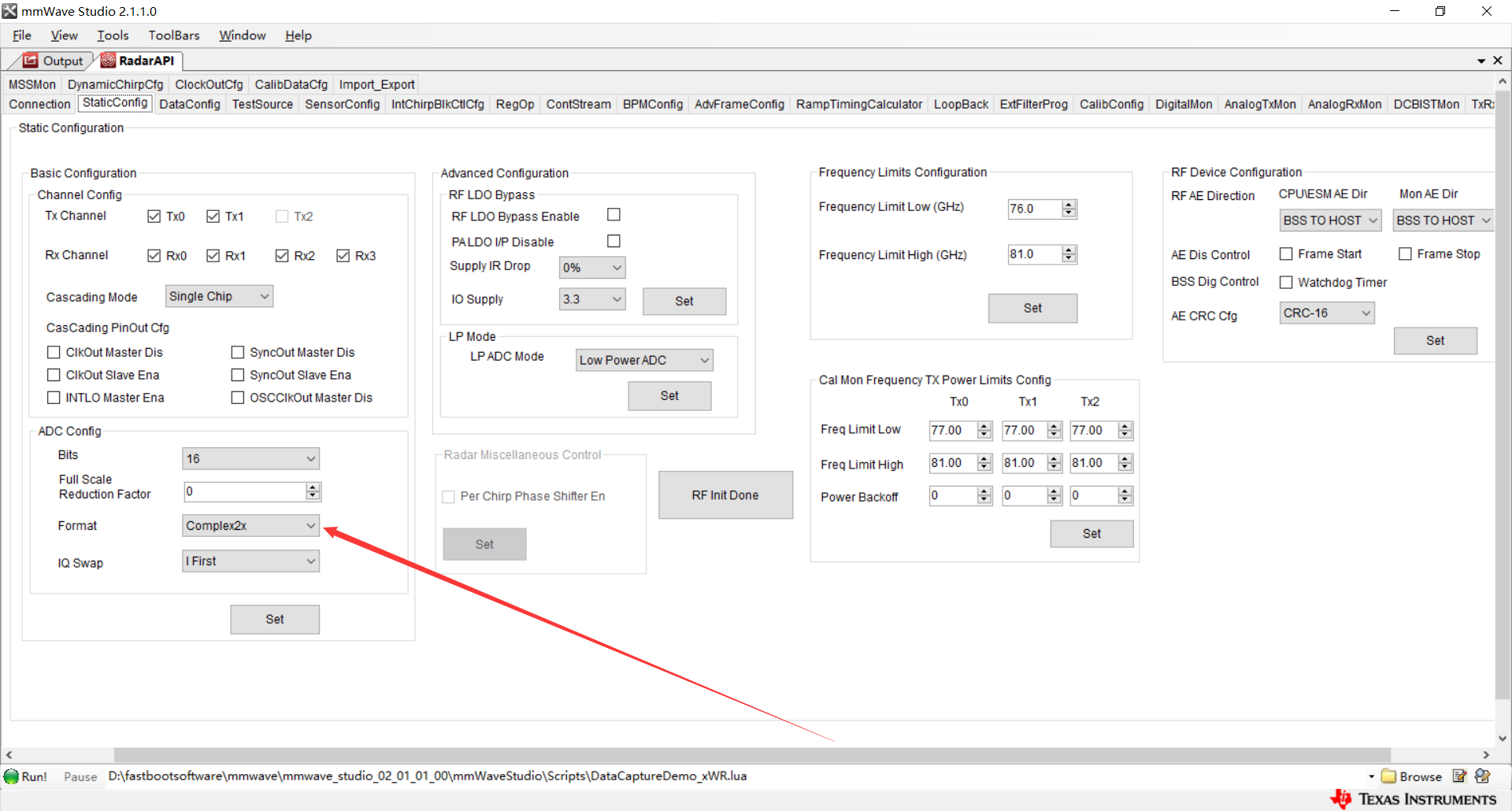关于IWR1642毫米波雷达板使用配置问题_1642波形配置-CSDN博客