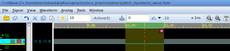 怎么在fsdb波形中构造一个0ps的毛刺_波形随机毛刺仿真-CSDN博客