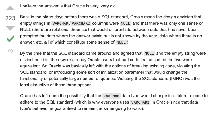 【踩坑】oracle数据库空串自动转换为null_oracle空字符串不转null-CSDN博客