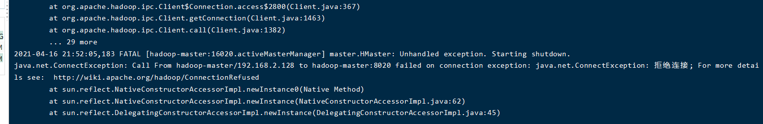 Hbase ERROR: Can‘t get master address from ZooKeeper； znode data == null 解决方案-CSDN博客