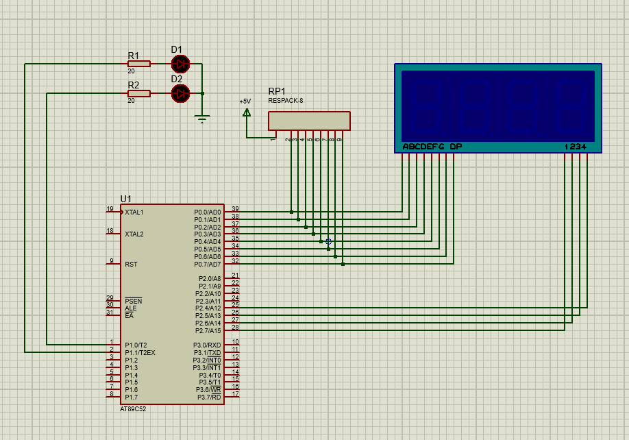 【Proteus】LED与动态数码管结合_动态数码管在proteus中该怎么连接-CSDN博客