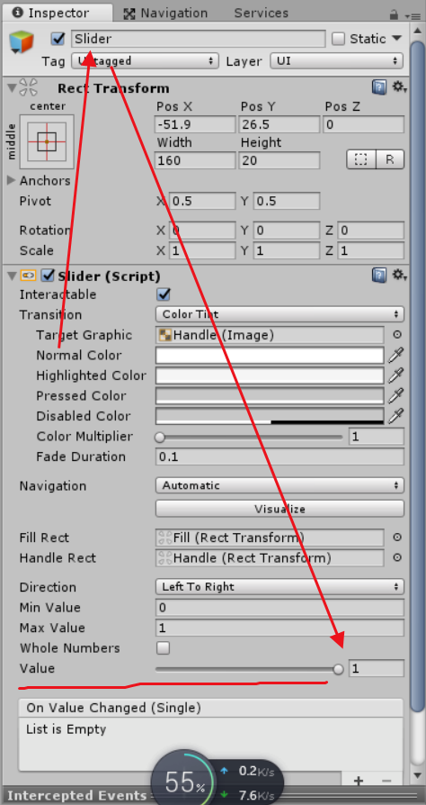 Unity使用滚动条Slider控制声音音量_unity滑动条控制全局音量-CSDN博客