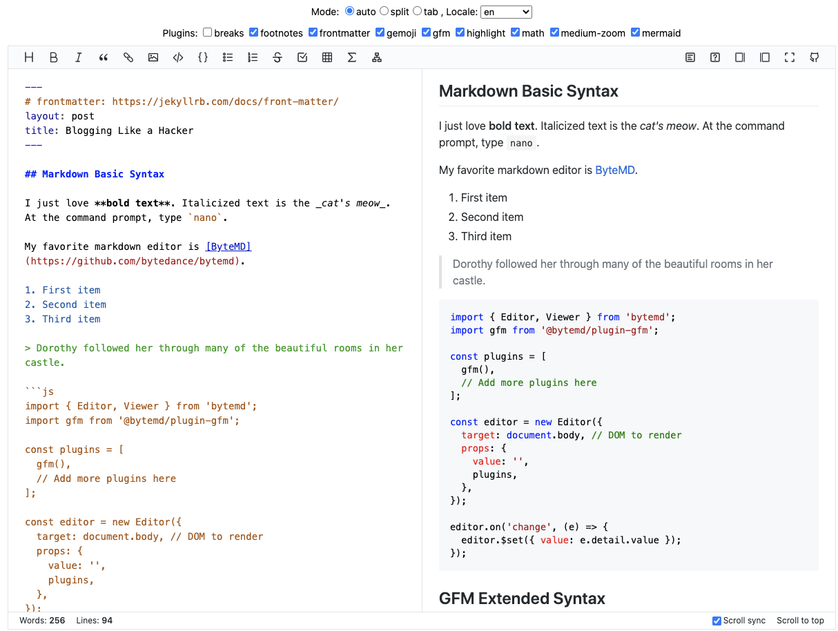 【避坑指“难”】markdown编辑器怎么实现，首推掘金同款@bytemd/react_掘金的markdown组件-CSDN博客