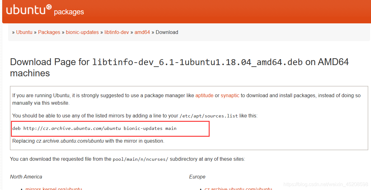 Libncurses5 Dev 依赖 Libtinfo5 5920140118 1ubuntu1 但是 61 1ubuntulibtinfo5依赖包在哪 Csdn博客 