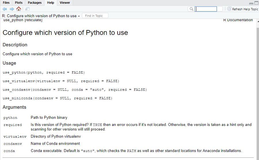 使用R语言在R Studio调用anaconda的python环境时遇到的错误：The requested version of Python ...