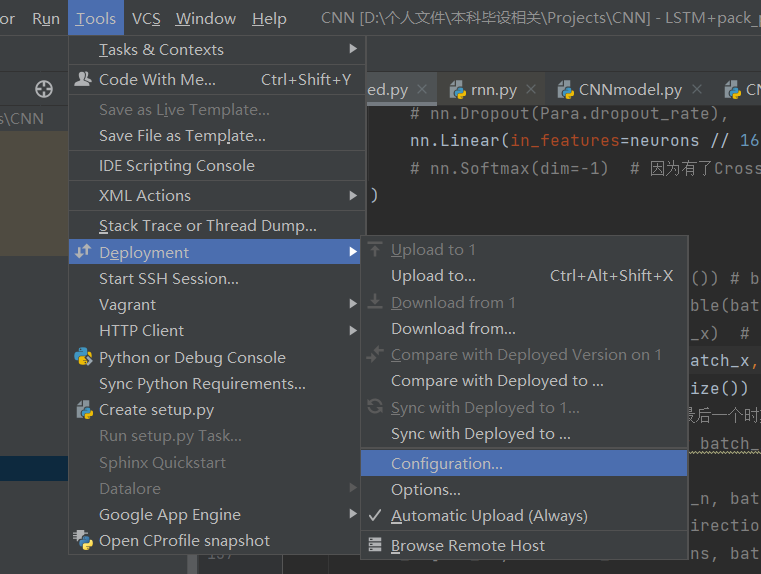 使用pycharm连接远程解释器并运行和调试项目_wdir pycharm-CSDN博客