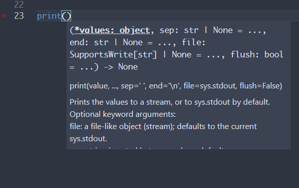 Vscode Python 关闭括号参数提示vscode把鼠标放到左括号的后面右括号有提示 Csdn博客 