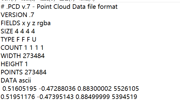 PCD file format - Programmer Sought
