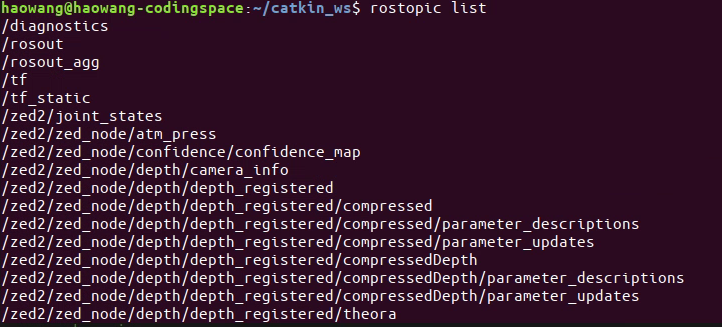 双目立体视觉（3）- ZED2 & ROS Melodic 发布RGB图像及深度信息_zed2官方文档-CSDN博客