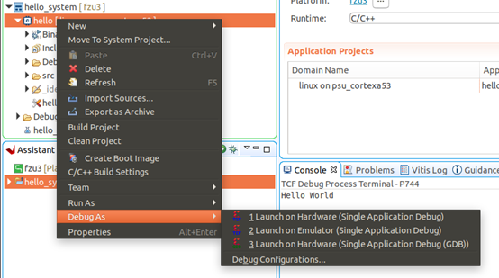 vitis下调试Linux应用程序_vitis debug方法-CSDN博客