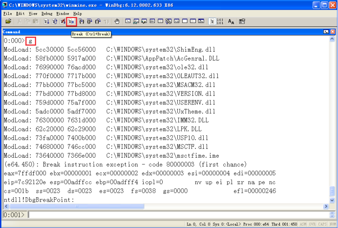 借助windbg在winmine(扫雷)程序中直接获胜_windbg xp符号_m0_37662818的博客-CSDN博客