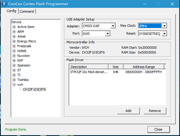 让CoFlash支持国产CH32f103c8t6-CSDN博客