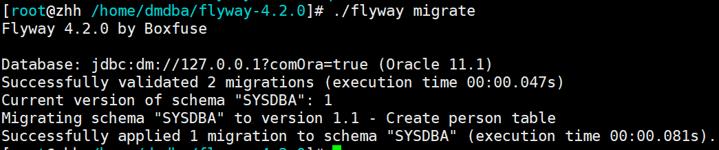 flyway-4.2适配DM8数据库_unsupported database: dm dbms 8.1-CSDN博客