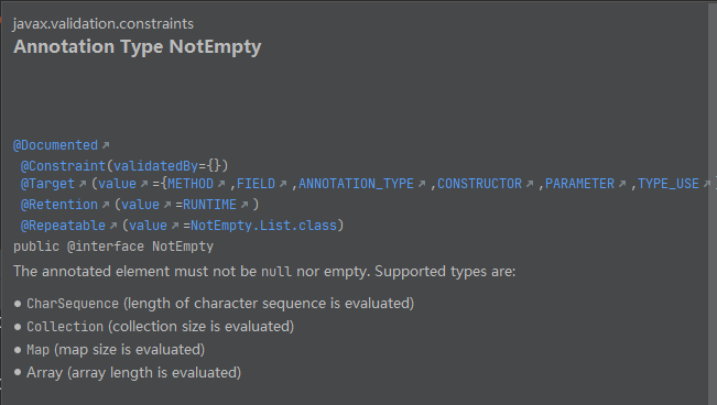 【java】notempty不能用在long类型这种字段上notempty Long Csdn博客 