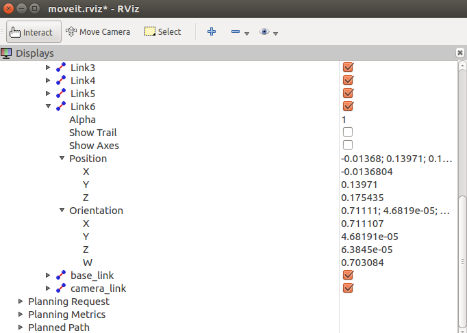ROS机器人操作系统查看机械臂当前位姿_rviz得到机械臂末端坐标-CSDN博客