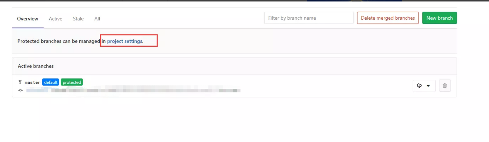 修改gitlib默认master受保护分支_protected branches-CSDN博客