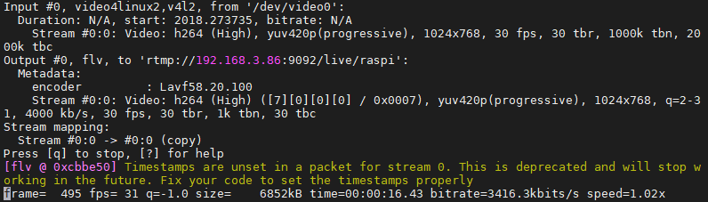 树莓派CSI相机使用 + ffmpeg推流_raspberry pi camera v2使用方法-CSDN博客