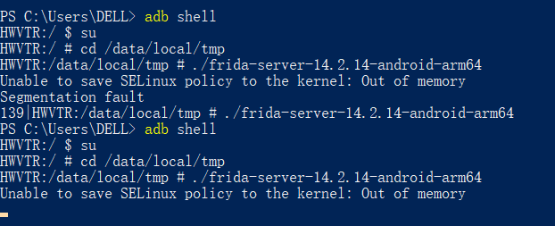 Frida 使用教程和错误汇总_frida.servernotrunningerror: unable to connect to -CSDN博客