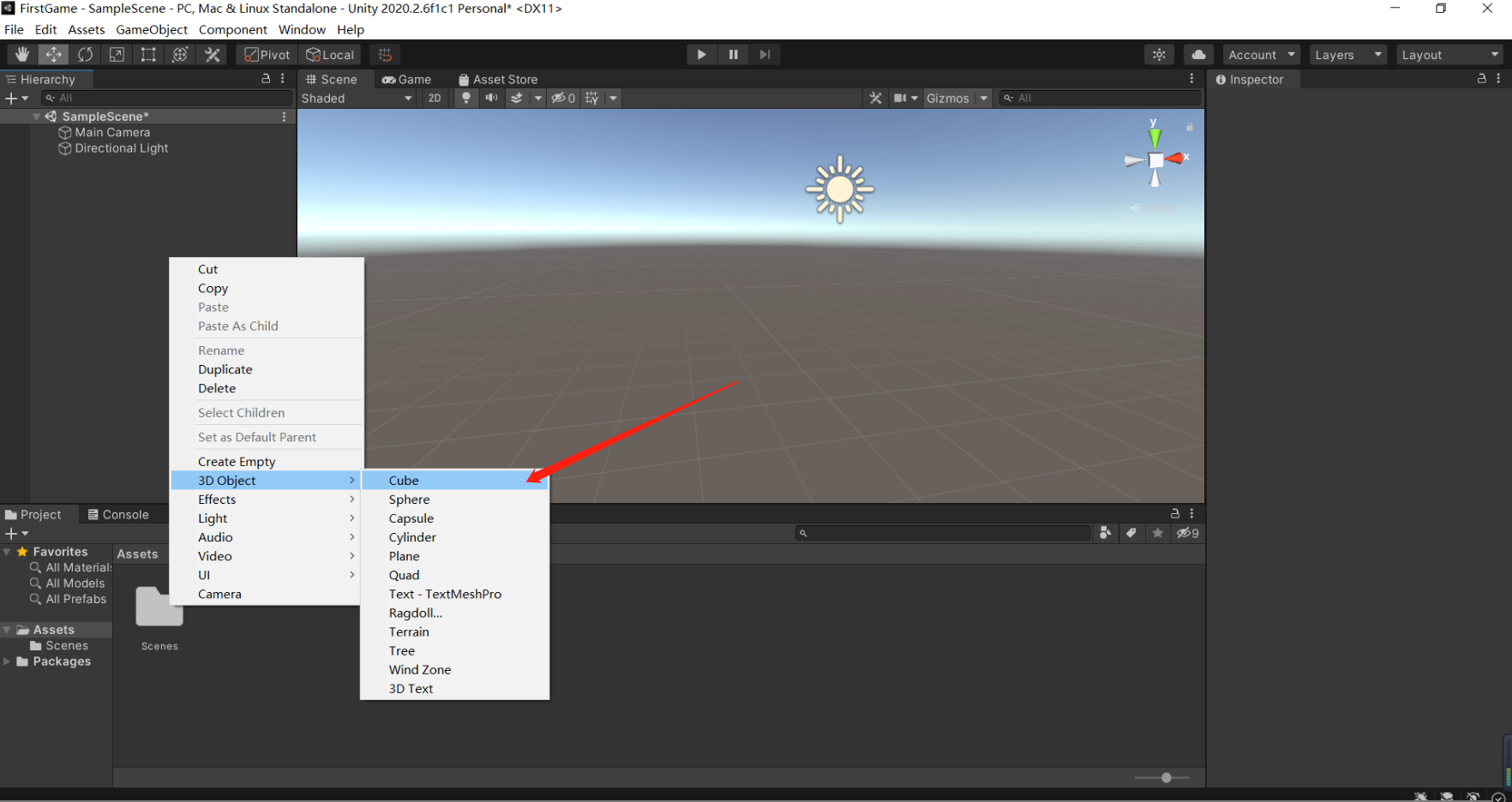 零基础用Unity制作你的第一个游戏(1)_unity地板在哪里建-CSDN博客
