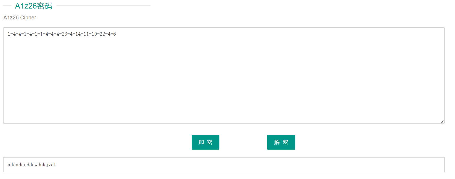 CTF-A1Z26密码_a1z26密码是什么-CSDN博客