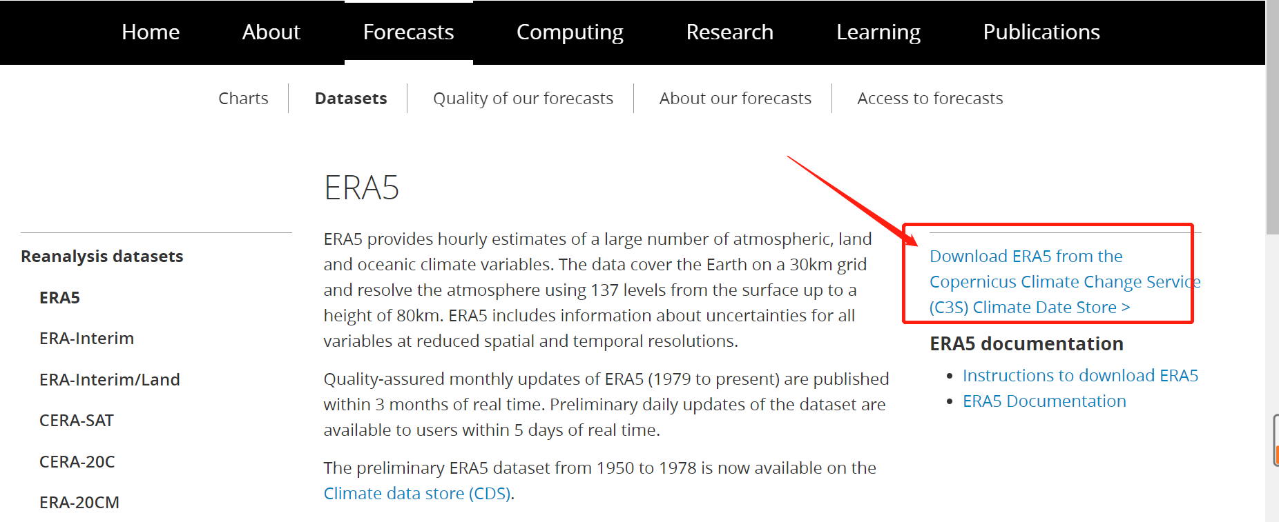 如何从ecmwf欧洲气象中心下载ERA5总水汽数据（Total column water vapour）_ecmwf气象软件下载-CSDN博客