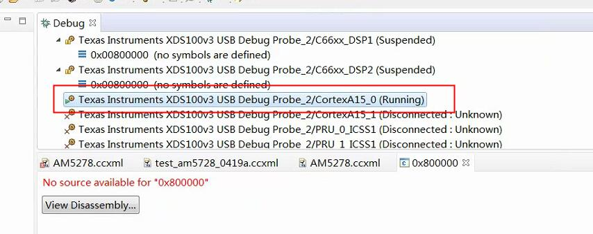 AM5728开发板用仿真器XDS100V3 无法连接DSP核_device is held in reset. take the device out of re-CSDN博客