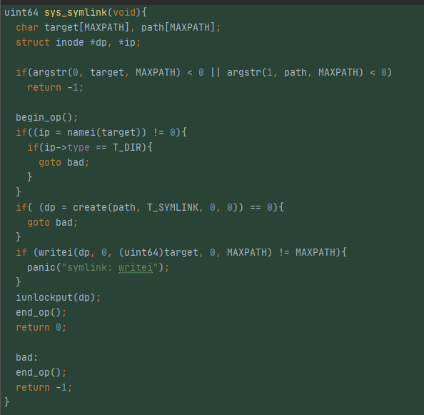 Mit6.S081-实验9-file system_$ symlinktest start: test symlinks scause ...
