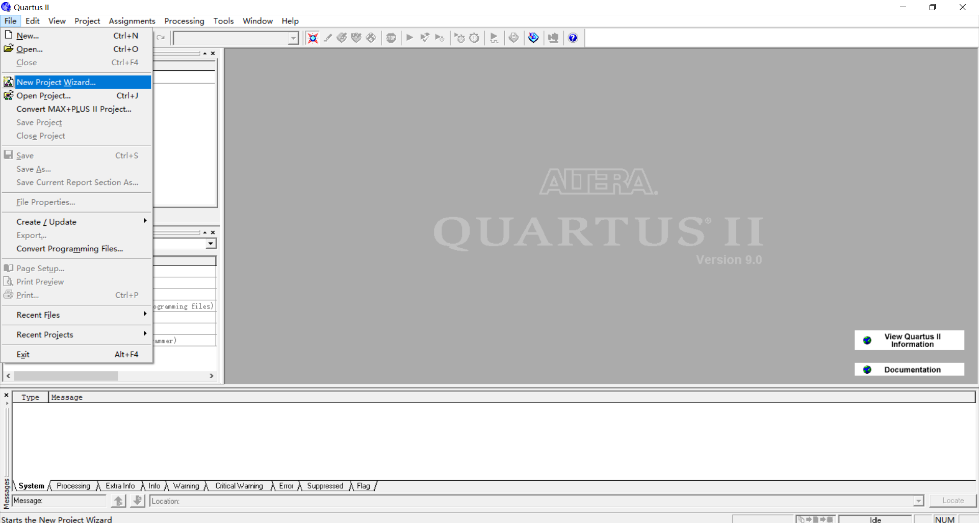 quartus Ⅱ创建第一个VHDL程序（例子：求输入的4位二进制数的补码）_用quartus ii 写出2进制数-CSDN博客